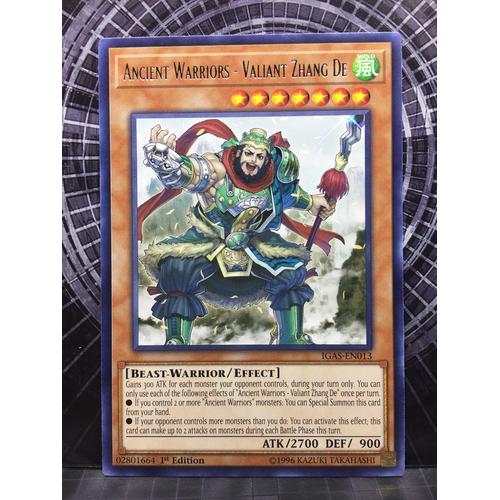 Jual Yugioh Ancient Warriors - Valiant Zhang De - IGAS rare - Jakarta Barat - Gembul-shops ...