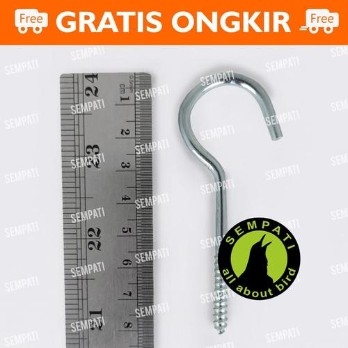 Jual GANTUNGAN BESI ULIR TEMPEL ATAP PLAFON DINDING DIOR SEKRUP KAPSTOK ...