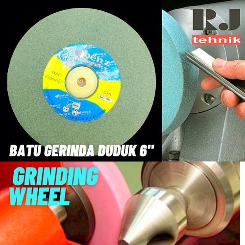 Jual Batu Gerinda Gurinda Duduk GC Hijau Grinding Wheel Bench Grinder 6 ...