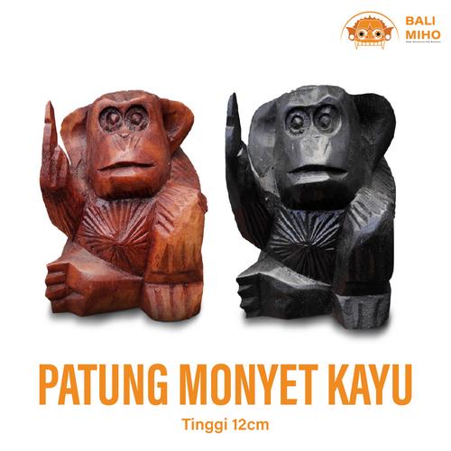 Jual PATUNG SIMPANSE KAYU/PATUNG MONYET/PATUNG KERA/PATUNG UNIK/PATUNG ...