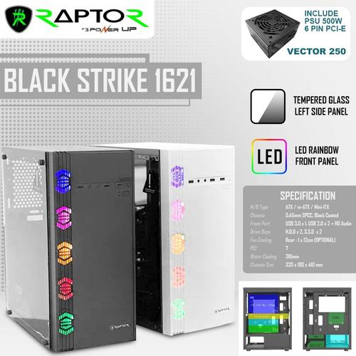 Jual casing gaming dan psu 500watt pin 6 - casing n psu - Kab. Bekasi ...