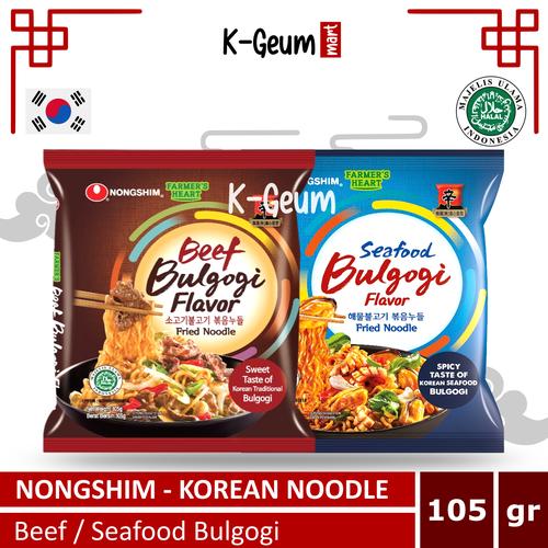 Jual Nongshim Bulgogi Korean Fried Noodle Mie Instant Korea Halal ...