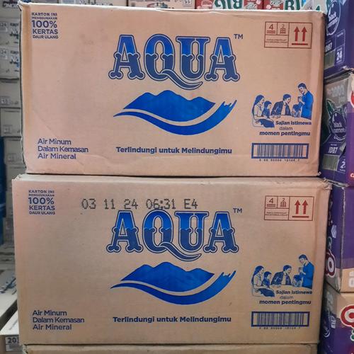 Jual Aqua Gelas 220ml 1 Dus Isi 48 Gelas - Kota Bandung - Delvira ...