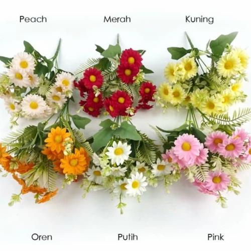 Jual Bunga aster bunga krisan buket bunga plastik bunga dekorasi ...