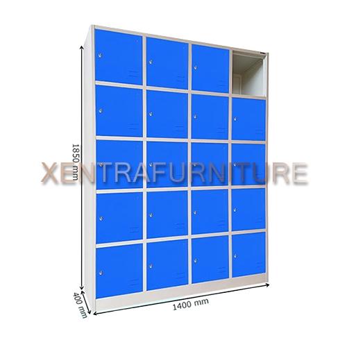 Jual Locker 20 Pintu / Loker Besi Lemari Helm Kozure KL-20 - Jakarta ...