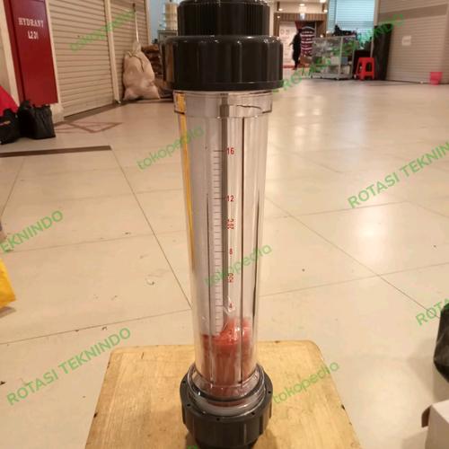 Jual LZR Durable plastic tube rotameter Flow meter 1 - 16 m3/h ...