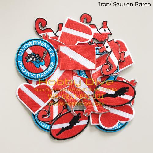 Jual Dive Flag Embroidery Patch Iron Scuba Diving HD-570 - Manta - Kota Tangerang Selatan ...