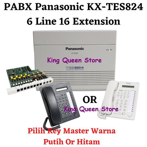 Jual Panasonic PABX TES824 6 Co Line 16 Ext + Key Display Phone KX ...