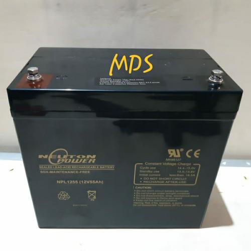 Jual Accu aki NEUTON POWER NPL12550 12V55 Ah, VRLA AGM Battery ...