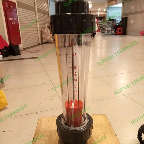 Jual LZR Durable plastic tube rotameter Flow meter 5 - 25 m3/h ...