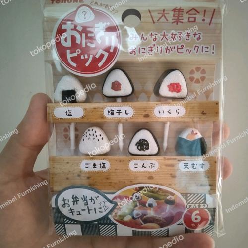 Jual Torune japan tusuk bento 6 pc sushi food pick tusukan buah roti ...