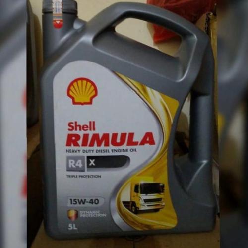Jual Oli Shell RIMULA R4 SAE 15W/40 Galon 5 Liter Scan JAMINAN BARCODE ...