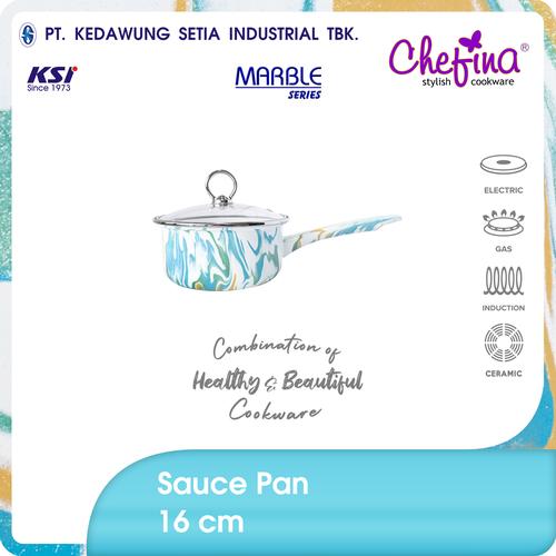 Jual Chefiina Sauce Pan 16 cm Marble Panci Enamel - Kota Surabaya ...
