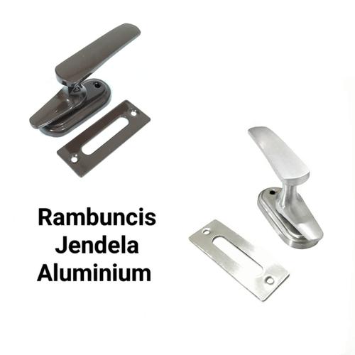 Jual Rambuncis Jendela Aluminium / Grendel Panolet Pengunci Jendela ...