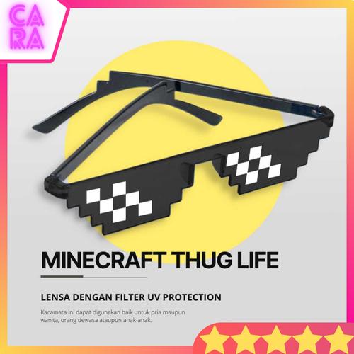 Jual Kacamata Thug Life Minecraft W0124 - Kuning - Jakarta Barat - CARA ...