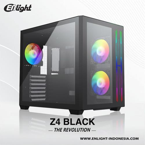 Promo Enlight FPMAX Z4 - Dual Chamber RGB Tempered Glass ATX Gaming ...