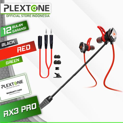Promo Headset Gaming Plextone XMOWi RX3 Dual Microphone Detachable HD ...