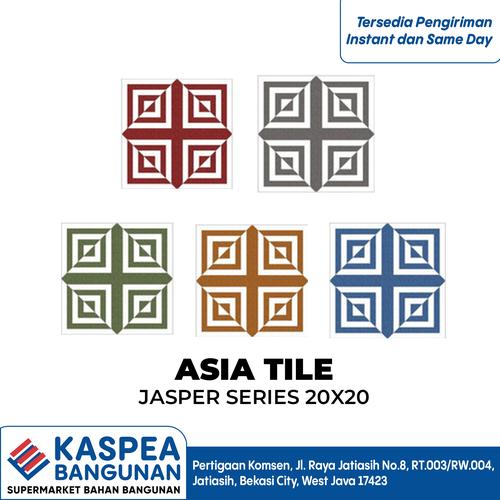 Jual Keramik Lantai Asia Tile Jasper 20X20 - Grey - Kota Bekasi ...