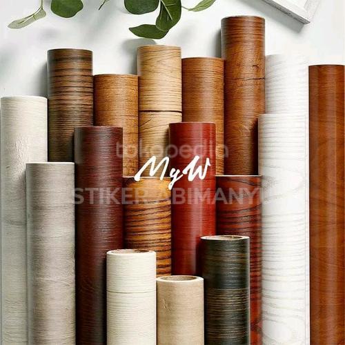 Jual stiker kayu furniture / stiker meja dapur lantai anti air anti ...
