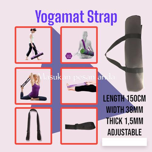 Promo Yogamat Strap Tali Pengikat Matras Yoga Adjustable - 150cm - Kab ...
