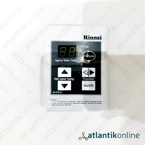 Jual Remote control water heater Infinity series RINNAI MC-91Q-2A ...