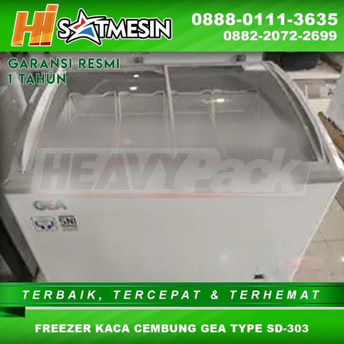 Jual GEA SD 303 Sliding Curve Glass Freezer 303 Liter Kaca Lengkung ...