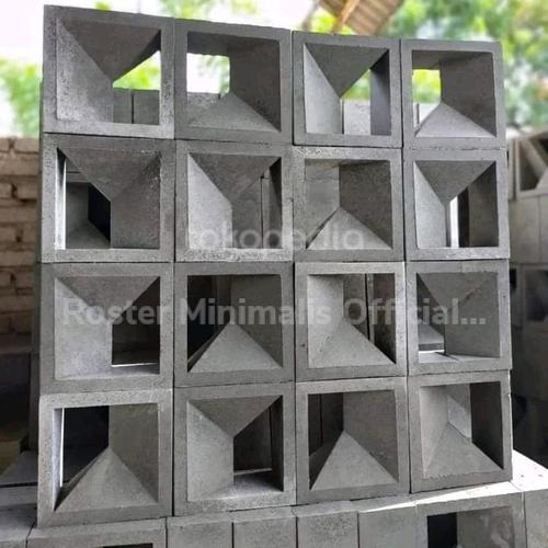 Jual roster beton kotak sudut/Lubang angin minimalis/ventilasi udara ...