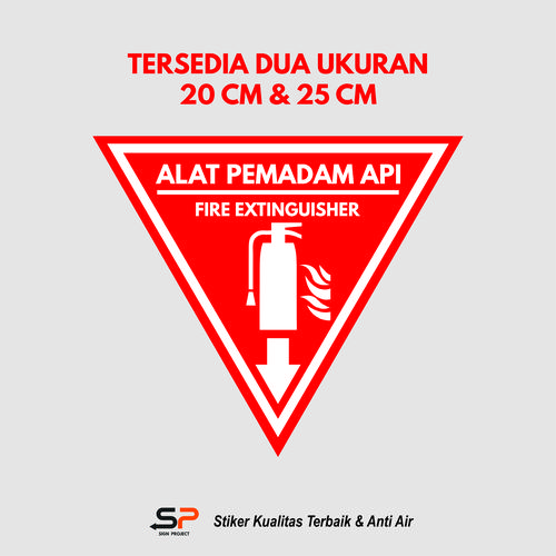 Jual Stiker Sign K3 Alat Pemadam Api / Fire Extinguisher - M - Kota ...