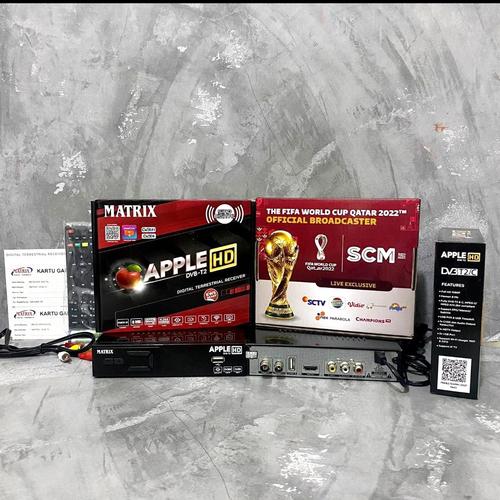 Jual STB Matrix Apple Merah Set Top Box DVB T2 TV Digital - Jakarta ...