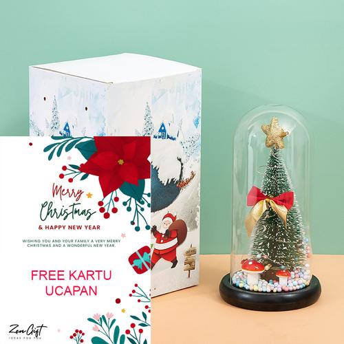 Jual Kado Natal Christmas Tree LED Preserved Dome Hampers EVENT Gift ...