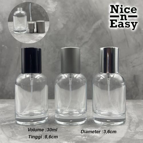 Jual Botol Parfum 30ml Spray Kaca Tebal - Drat Isi Ulang - Model LE ...