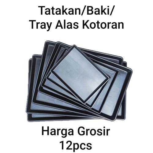 Jual Harga Grosir 12pcs Tatakan/Baki/Tray/Alas Kandang Lipat ukuran ...