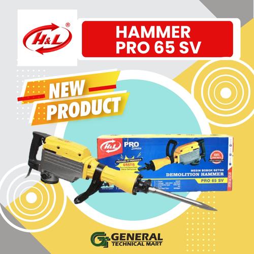 Jual Mesin Bor Bobok Tembok Beton Demolition Hammer H&L PRO 65 SV - Jakarta Pusat ...