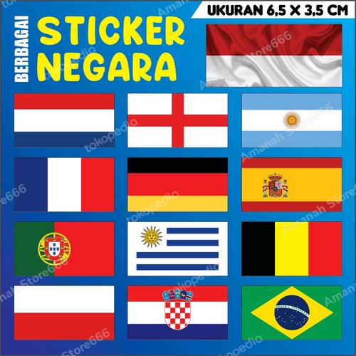 Jual sticker bendera negara piala dunia - England - Kota Bandung ...