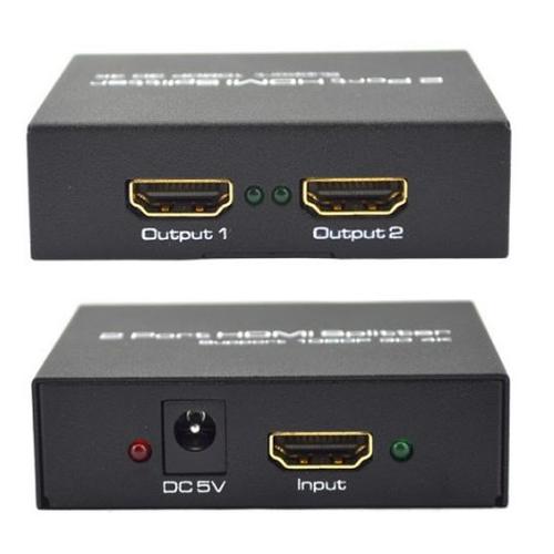Jual HDMI SPLITTER 2 PORT 1-2 IN 1 OUT 2 - CONVERTER SPLITTER HDMI FULL ...