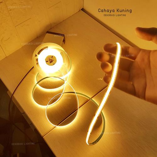 Jual Lampu led strip smd dotless flexible 12volt 5meter cahaya terang ...
