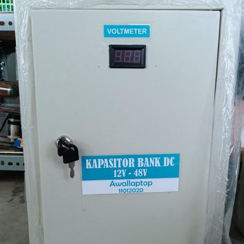 Jual kapasitor bank 12v 24v 48v DC capacitor bank DC PLTS box panel ...