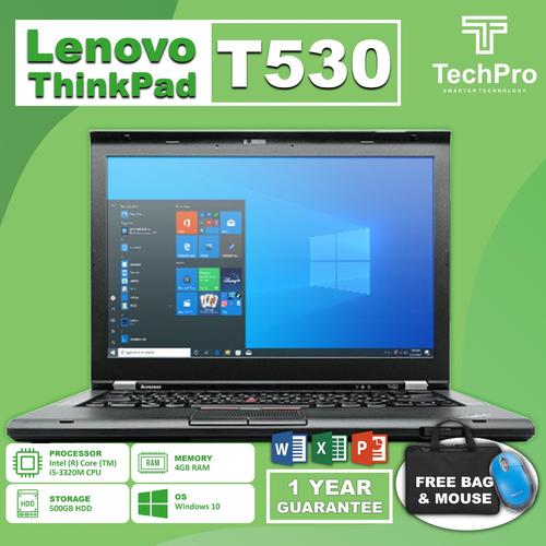 Jual LENOVO THINKPAD T530 INTEL CORE i7 GEN 3TH 8GB RAM - 500GB HDD ...