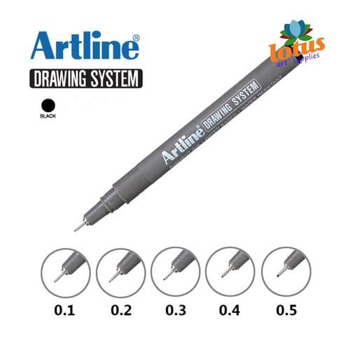 Jual ARTLINE Drawing System Pens Comic Drawing Pen - 0.8 - Jakarta ...