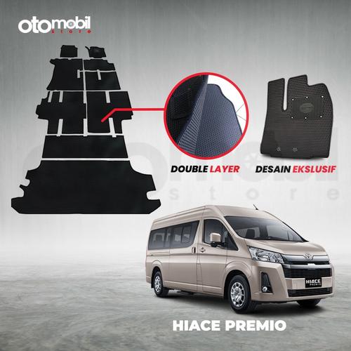 Jual Karpet Mobil Hiace Premio (14 Seater) Double Layer Rubber Eva ...
