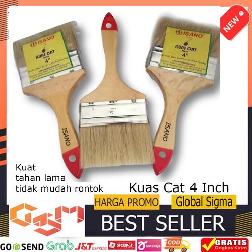 Jual Isano Kuas Cat Uk. 4" Kuas Cat Tembok dll - 1 inch - Jakarta Pusat ...
