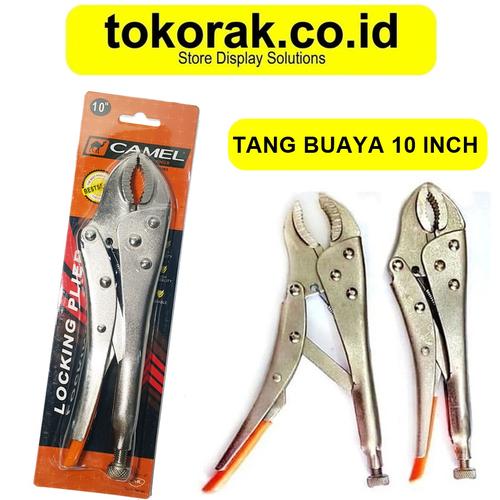 Jual TANG BUAYA CHROME 10 INCH CAMEL TANG JEPIT BESI GIGI BULAT ...