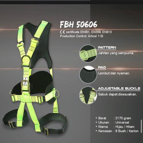Jual Body Harness Astabil FBH 50608 Original Full Body Harness Rescue ...
