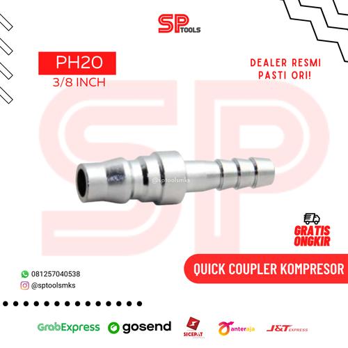 Jual QUICK COUPLER PH 30 PH30 3/8" / KOPLING SAMBUNGAN SELANG KOMPRESOR ...