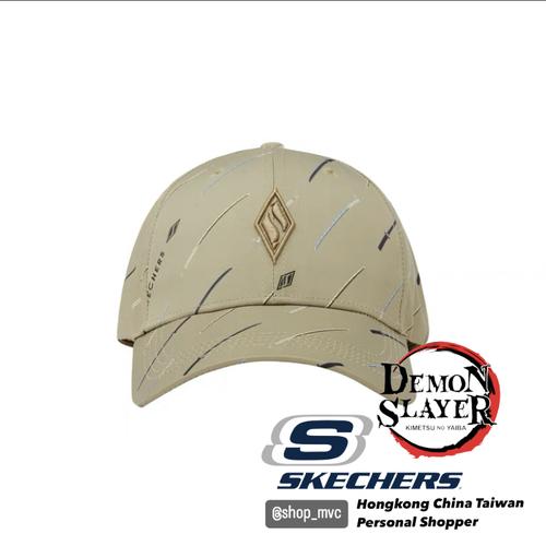 Jual Skechers Demon Slayer Cap Cream Authentic | Topi Demon Slayer ...
