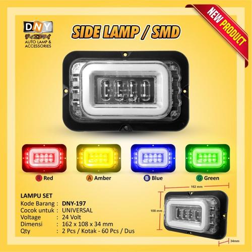 Jual LAMPU BAK TRUK / LAMPU LED AKSESORIS PENERANGAN TRUK 24V DNY-197 - Kuning - Kota Medan ...