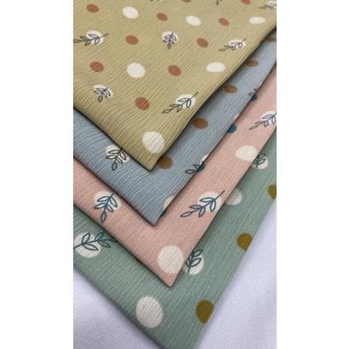 Jual kain mango crinkle meteran motif airi - Pink - Kota Surabaya ...