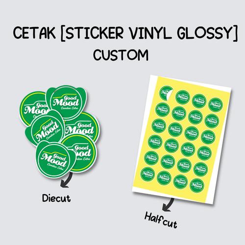 Jual [STICKER VINYL GLOSSY] CETAK STICKER LABEL A3+ - Kota Surabaya ...