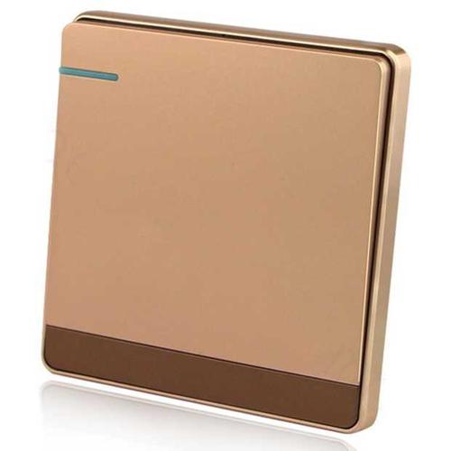 Jual Saklar Cetekan Lampu Gold Dinding 86 Gang 1 2 3 4 Way Switch Panel ...