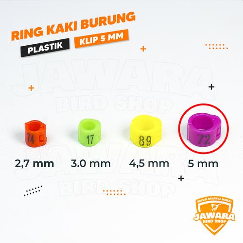Jual RING KAKI BURUNG KLIP 5 mm MINIMAL ORDER 5 PCS - Hijau - Kota ...
